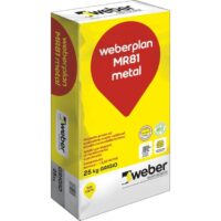 Massetto pronto. Weber.plan MR81 metal